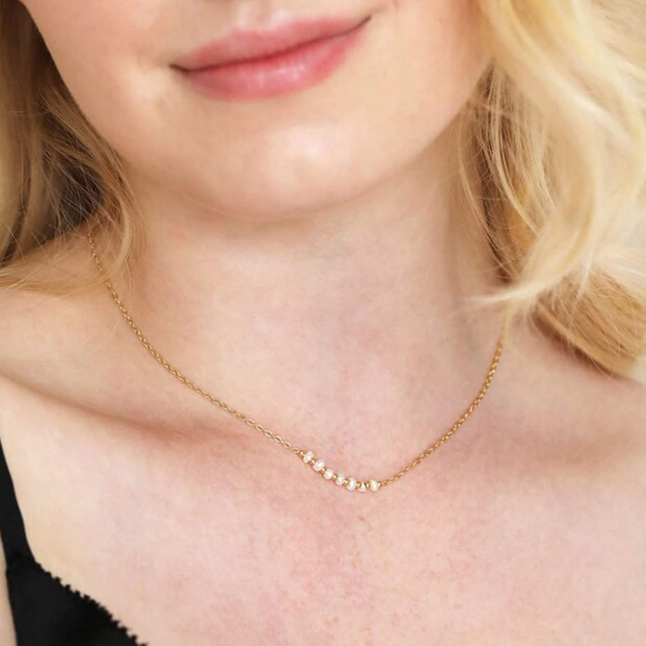 Freshwater Pearl Chain Necklace Silverado Jewellery